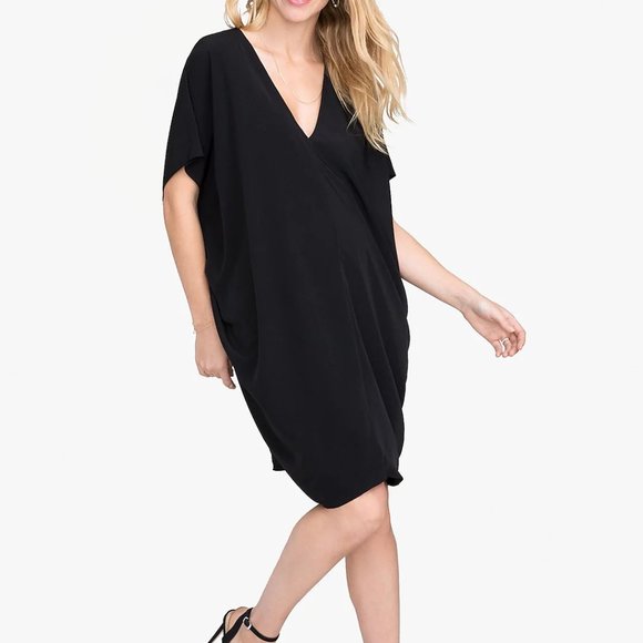 Hatch | Dresses | Hatch Collection Maternity Slouch Dress Black | Poshmark